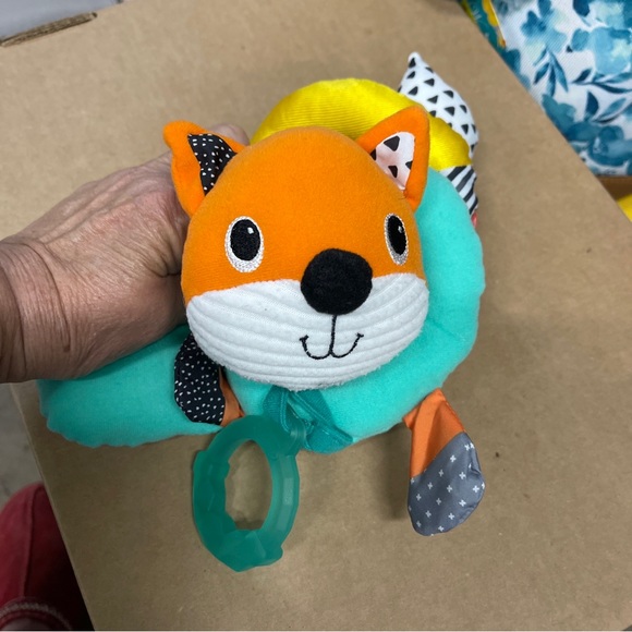 Infantino | Toys | Infantino Stroller Toy Orange And Green Fox | Poshmark